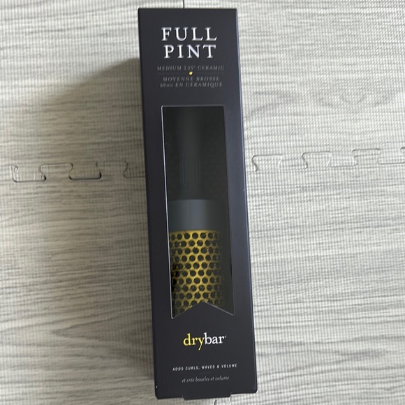 Drybar | Other | Drybar Full Pint Ceramic Brush Yellow And Black | Poshmark